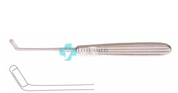 Joseph Button End Knife, 16cm, Angled